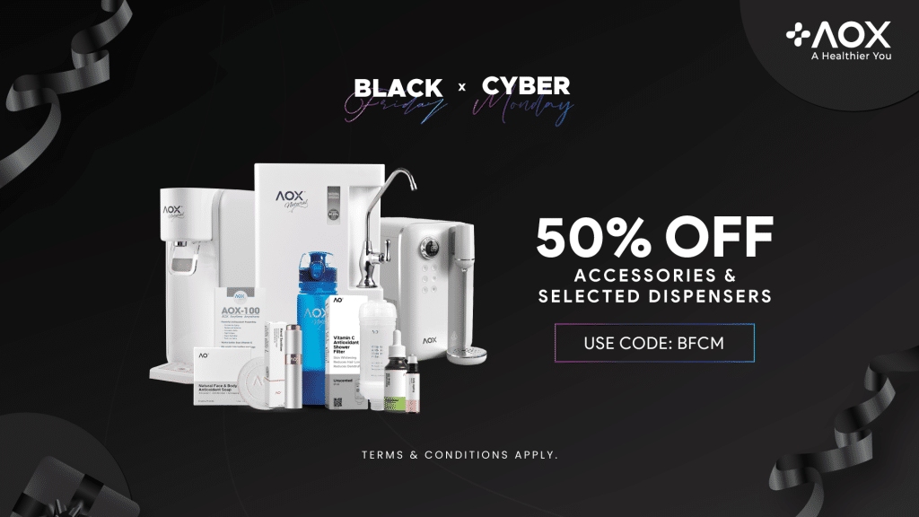 AOX Singapore | Collagen Boosting Antioxidant Water Dispensers